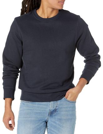 Amazon Essentials Herren Fleece-Sweatshirt mit Rundhalsausschnitt (erh&auml;ltlich in Big & Tall), Marineblau, 4XL Gro&szlig;e Gr&ouml;&szlig;en Tall