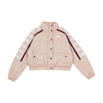 Kappa Rosa Violett Wei&szlig; Damen Kurze Jacke - - Jackets - Damen - Rosa - M