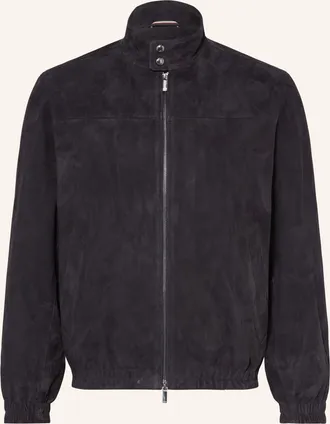 Tommy Hilfiger Lederjacke blau