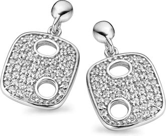 Orphelia Damen-Ohrhänger 925 Sterling Silber Zirkonia weiß ZO-5098