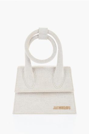 Jacquemus Canvas LE CHIQUITO Handbag with Removable Shoulder Strap size Unica