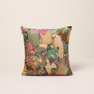 Madura Housse De Coussin Jungle Birds Macao - MULTICOLORE