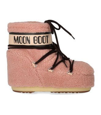 Moon Boot BOTTINE DE NEIGE ICON LOW FLEECE ROSE MOON BOOT