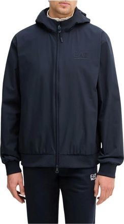Emporio Armani Emporio Armani Ea7, Homme, Vestes, Bleu, Taille: XL Bomber Jacket