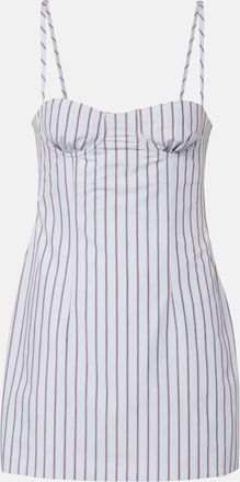 Sir. Robe &agrave; rayures en coton m&eacute;lang&eacute;