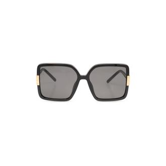 Tory Burch Femme, Accessoires, Noir, Taille: 57 MM Eleanor Oversized Square Lunettes de soleil