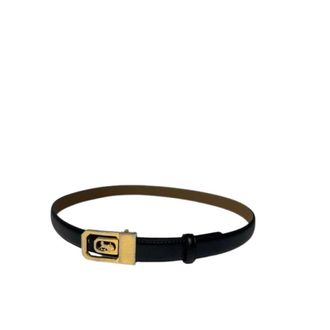 Celine Ceinture vintage &agrave; boucle &eacute;questre Pre-owned - Femme - Pre-owned - Noir - Taille: ONE Size