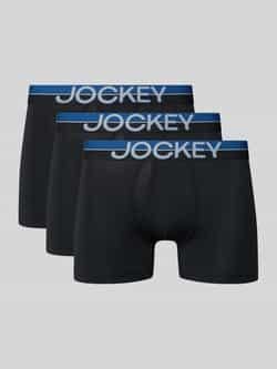 Jockey Slim Fit Trunks mit Logo-Stitching im 3er-Pack
