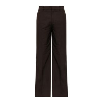 Acne Studios Gestreifte gemusterte Hose - - Trousers - Herren - Braun - XL