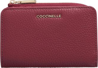 Coccinelle Portemonnaie - Metallic Soft - Gr. unisize - in Rot - f&uuml;r Damen
