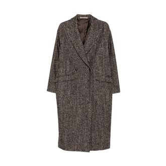 Tagliatore Linden Zweireihiger Mantel - - Coats - Damen - Mehrfarbig - XS