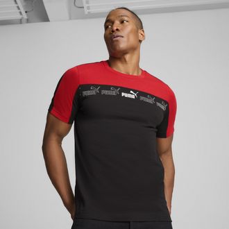 Puma T-shirt Around the Block Homme, V&ecirc;tements, Rouge, XXL
