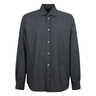 Jil Sander Pinstripe Shirt - - Shirts - Herren - Grau - L