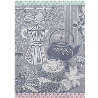 Tissage Moutet Moutet Torchon Küchenhandtuch Geschirrtuch Handtuch, hochwertige Baumwolle in Frankreich gewebt, limitiertes Motiv Déjeuner