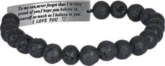 iXXXi Men Perlenarmband Son mattes Silber | One-Size