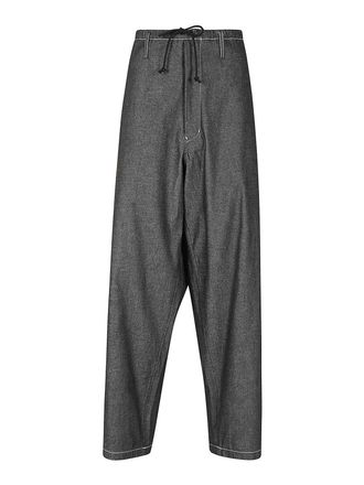 Yohji Yamamoto Pantalons D&eacute;contract&eacute;s - Noir