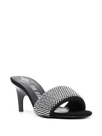 The Attico Rem Heel Mule - Black