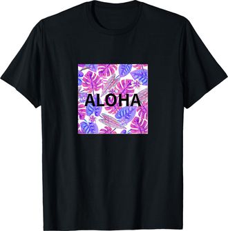 Aloha Hula Dance Hula Lektion Aloha Tropical Hawaii Hibiscus Cute Popular Plumeria Hawaiian Black T-Shirt