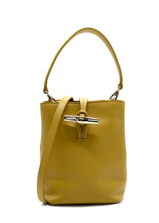 Longchamp Le Roseau XS Bucket Bag in Ginger