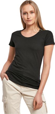 Build Your Brand Ladies Basic Tee Frauen T-Shirt schwarz XL, 100% Baumwolle, Basics, Streetwear