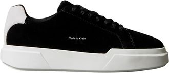 Calvin Klein Sneaker f&uuml;r Herren, Wildleder, Klobig (Schwarz/Wei&szlig;)