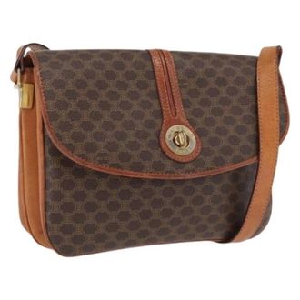 Celine Sac bandouli&egrave;re vintage en plastique Pre-owned - Femme - Pre-owned - Brun - Taille: ONE Size