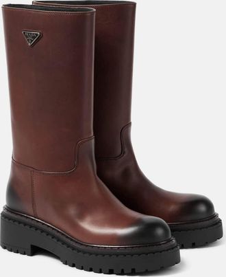 Prada Stiefel aus Leder