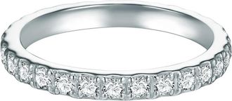 Trilani Ring - Sterling Silber Ring Zirkonia - Gr. 47 - in Silber - f&uuml;r Damen