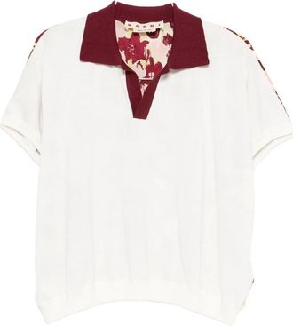 Marni Femme, Blouses et Chemises, Blanc, Taille: 36 FR Blouse en jersey de coton