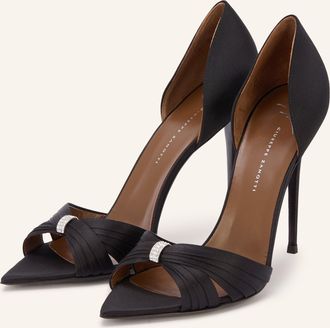 Giuseppe Zanotti Giuseppe Zanotti Design Sandaletten Lumi&egrave;re Mit Schmucksteinen schwarz