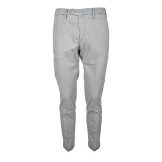 Michael Coal L&auml;ssige Hose aus Lyocell-Baumwollmischung - - Trousers - Herren - Grau - W31