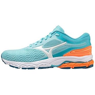 Mizuno Wave Prodigy 4 Chaussures de Course sur Route Unisexe, Antigua Sable Blanc Orange Clair, 37 EU