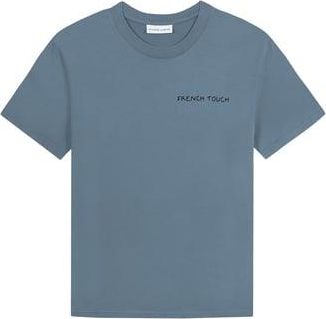 Maison Labiche T-shirt Popincourt &agrave; broderie French Touch en coton