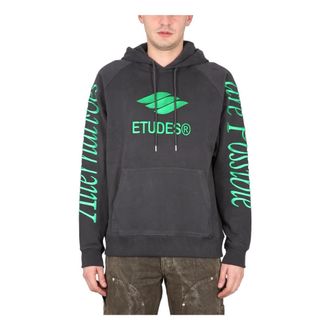 &Eacute;tudes Studio Hoodie Logo - - Sweatshirts & Hoodies - Herren - Schwarzk - M
