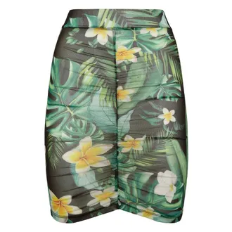 Philipp Plein Femme, Jupes, Vert, Taille: 44 FR Mini Skirt Hawaii