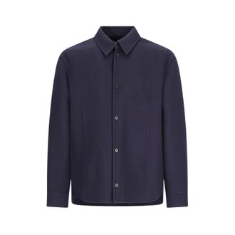 Jil Sander Outer Shirt 45 DB - - Jackets - Herren - Blau - XL
