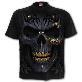 Spiral Black Gold M&auml;nner T-Shirt schwarz L 100% Baumwolle Gothic, Horror, Rockwear