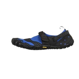 Vibram Fivefingers Homme V-Aqua Walking-Shoes, Bleu Blue Black Blue Black, 39 EU