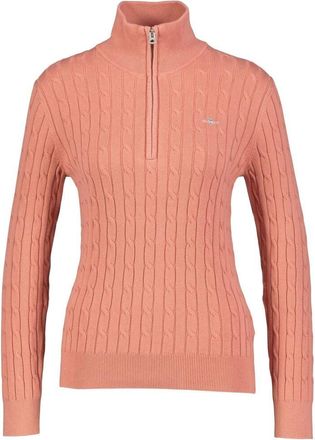 GANT Damen Strickpullover mit Troyer-Kragen