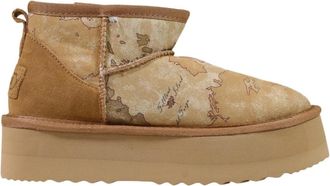 Alviero Martini 1A Classe Geo-Print Stiefeletten - - Shoes - Damen - Beige - 36 EU