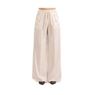 Pinko Weite Hosen - - Trousers - Damen - Rosa - S