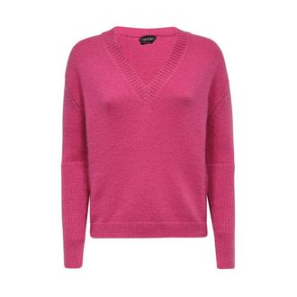 Tom Ford Gerippter Wollmischpullover - - Knitwear - Damen - Rosa - M