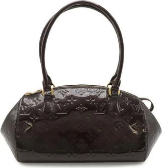 Louis Vuitton Sac bandouli&egrave;re Pre-owned Vernis Sherwood PM - Femme - Pre-owned - Violet - Taille: ONE Size