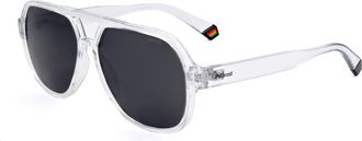 Polaroid Pld 6193/s 900/M9 CRYSTAL Sunglasses Unisex Polycarbonate, Standard, 57