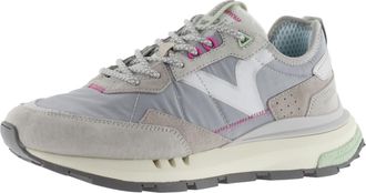 Victoria 1985 Basket Unisex Wing EVO Nylon & Farbige & Veloursleder Eins&auml;tzen 8811100 f&uuml;r Erwachsene GRIS 40