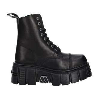 New Rock High Boots - - Shoes - Damen - Schwarzk - 46 EU
