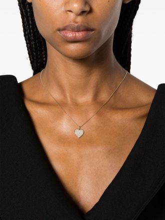 Sydney Evan collier en or jaune 14ct &agrave; pendentif coeur