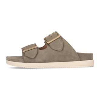 Salamander Femme, Chaussures, Vert, Taille: 39 EU Pantolette en Daim