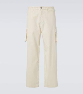 Our Legacy Pantalon cargo Mount rayé en coton
