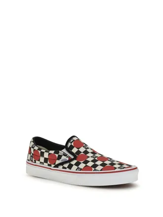 Valentino Garavani Mens X Vans By Burro-Nero-Rouge Pur-Nero-Bia-R.p-Mie Upper: Cotton; Sole: Rubber Sneaker Pur/nero/bia-r.p-mie